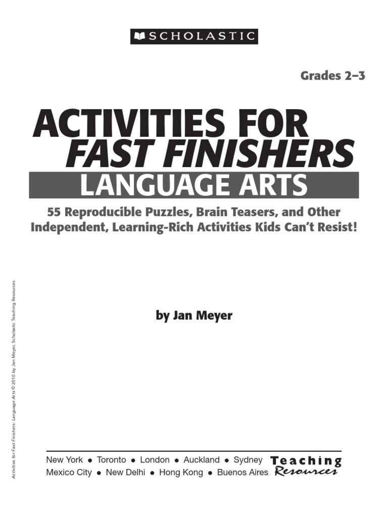 Fast Finishers 2-3 Klassy PDF | PDF