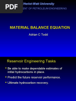 MBAL Work Example | PDF | Petroleum Reservoir | Prediction