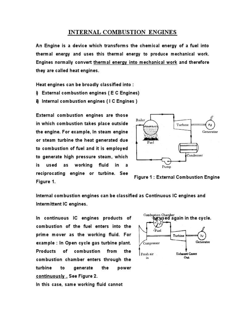 Internal Combustion Engines | PDF | Engines | Internal Combustion Engine