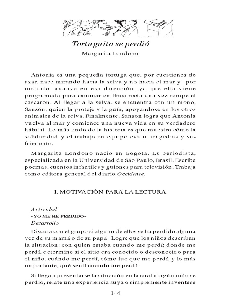 Tortuguita Se Perdió: Actividad Desarrollo | PDF | Tribu | Conservación
