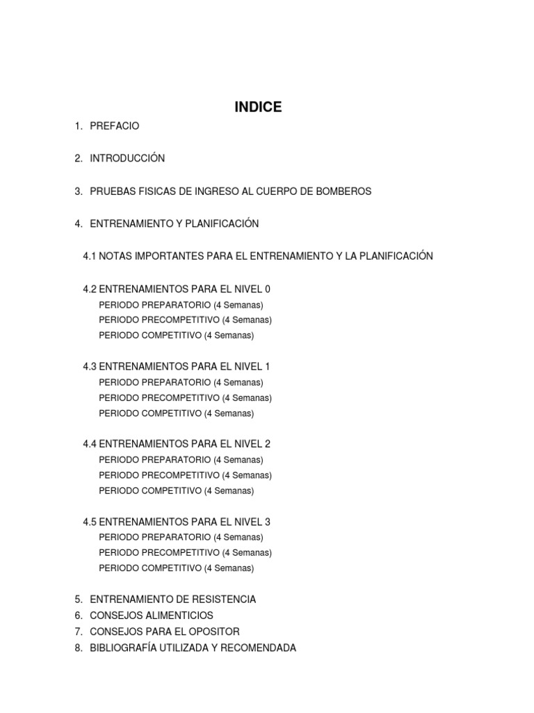 Entrenamiento Bomberos: Cuerda y Resistencia | PDF | Codo | Nadando