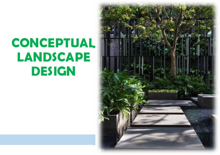 Conceptual Landscape Design | PDF