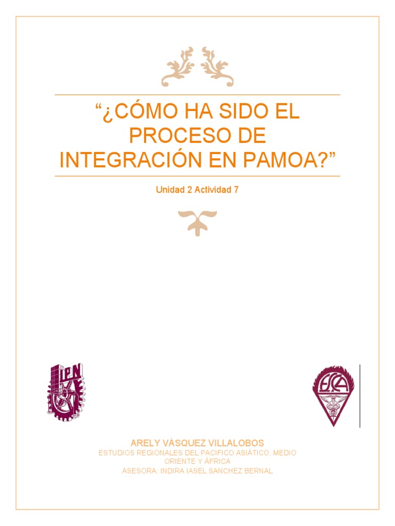 ¿Cómo Ha Sido La Integración PAMOA? | PDF | Consejo de Cooperación del ...