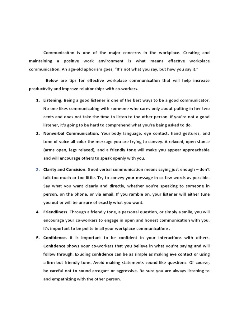 Good and Effective Communication | PDF | Empathy | Body Language