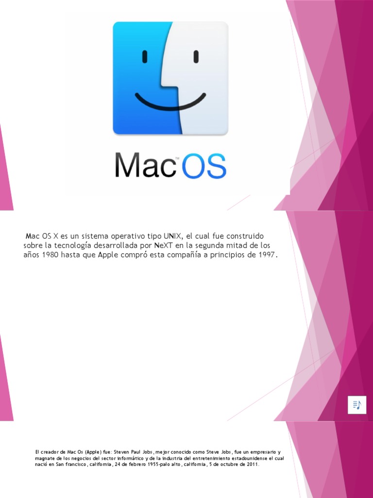 Historia y Evolución de Mac OS X | PDF | Mac OS | Apple Inc.