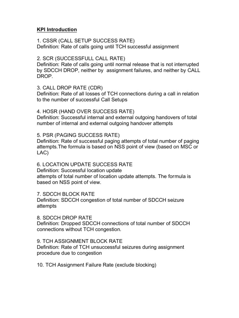 KPI Introduction | PDF