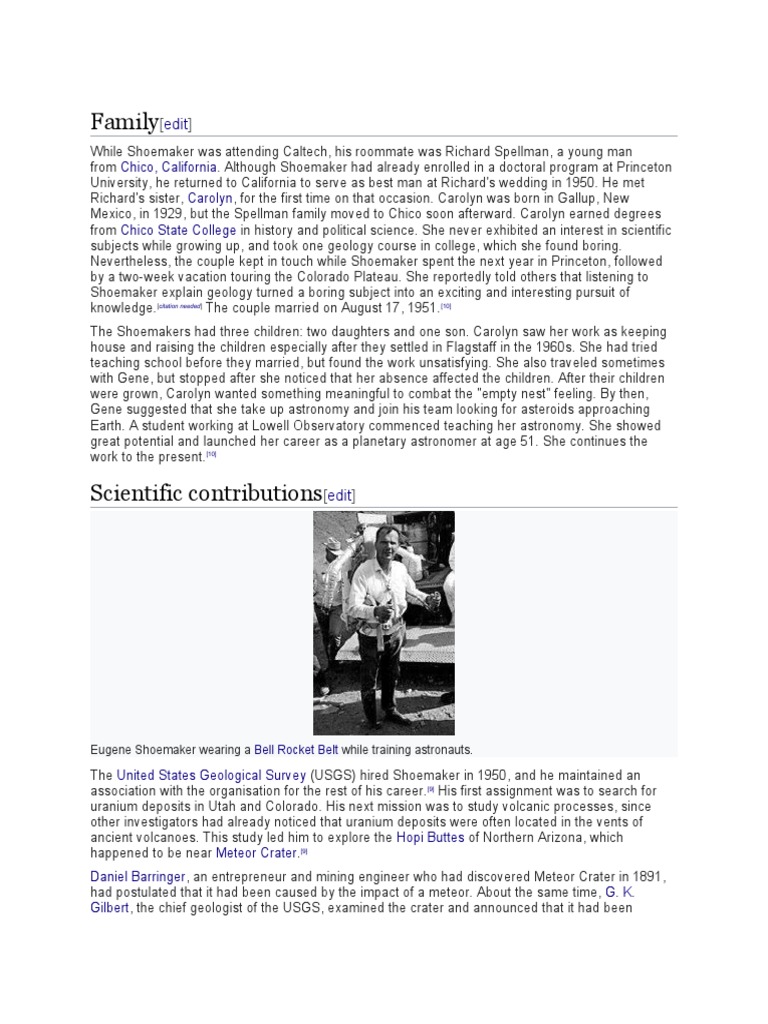 Richard Spellman, Eugene | PDF | Impact Crater | Planetary Science