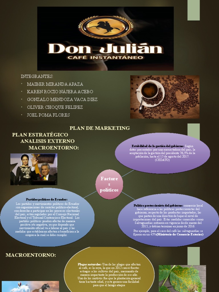 Plan de MKT Cafe Don Julian | PDF | Investigación de mercado | café