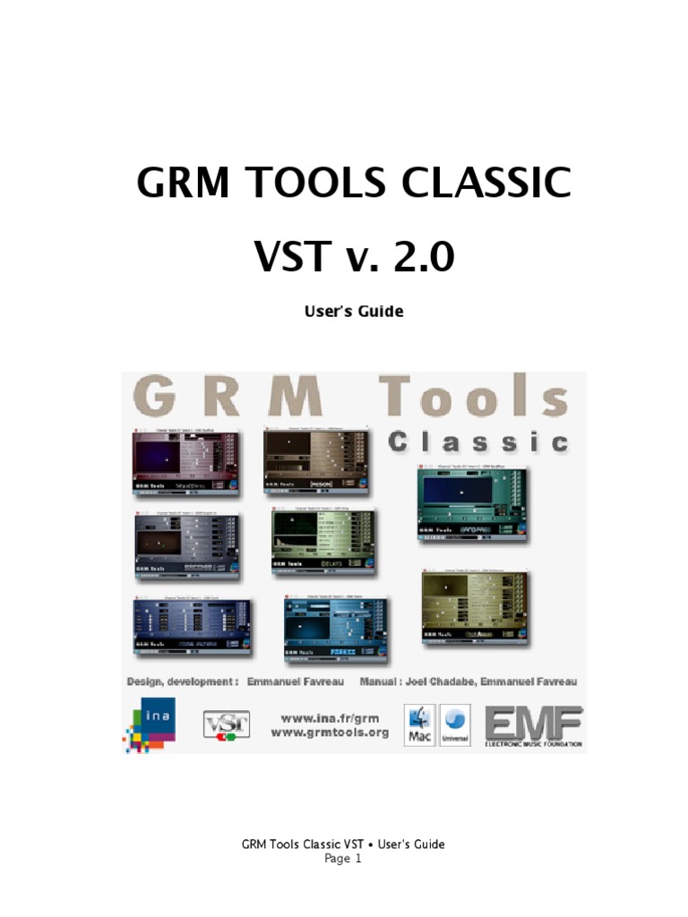 GRM Tools Classic VST User's Guide: A Comprehensive Manual for Using ...