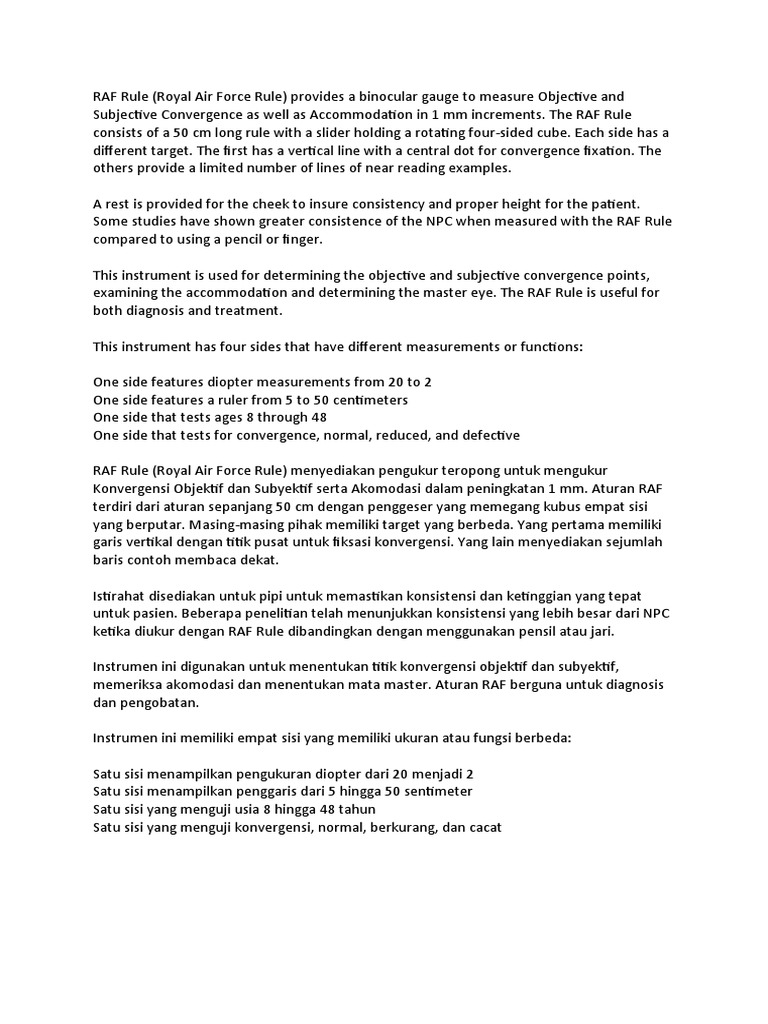 RAF Rule | PDF | Sains & Matematika