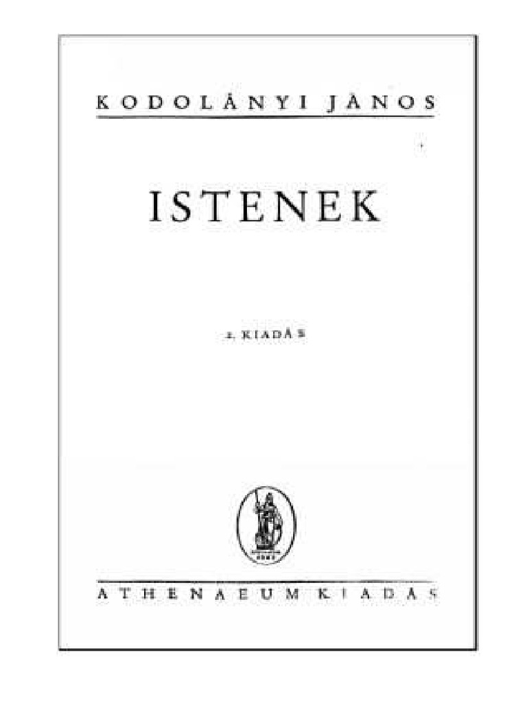 Kodolányi János-Istenek | PDF