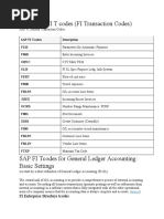 Understanding SAP Posting Keys | PDF | Debits And Credits | Corporations