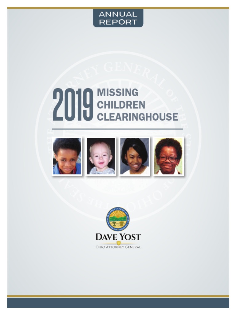 2019 Ohio Missing Children Clearinghouse Report | PDF | Human ...