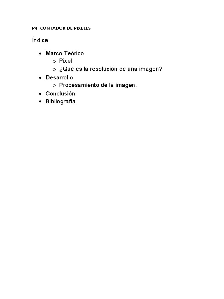 P4 Contador de Pixeles | PDF | Resolución de pantalla | Píxel