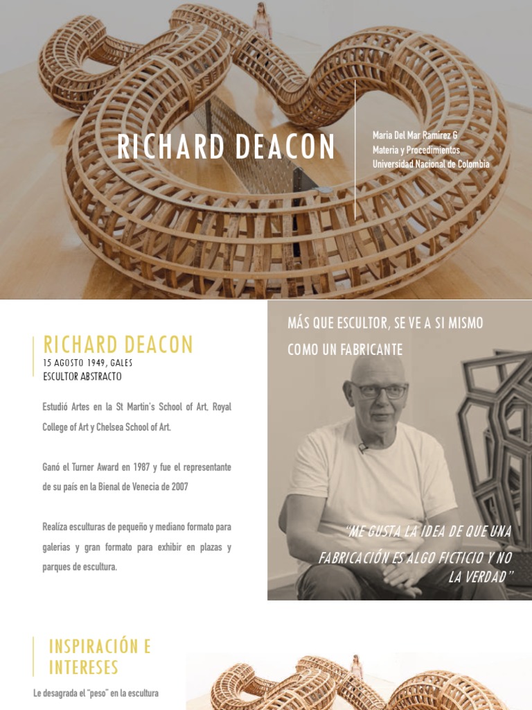 Richard Deacon | PDF | Escultura | Artes (general)