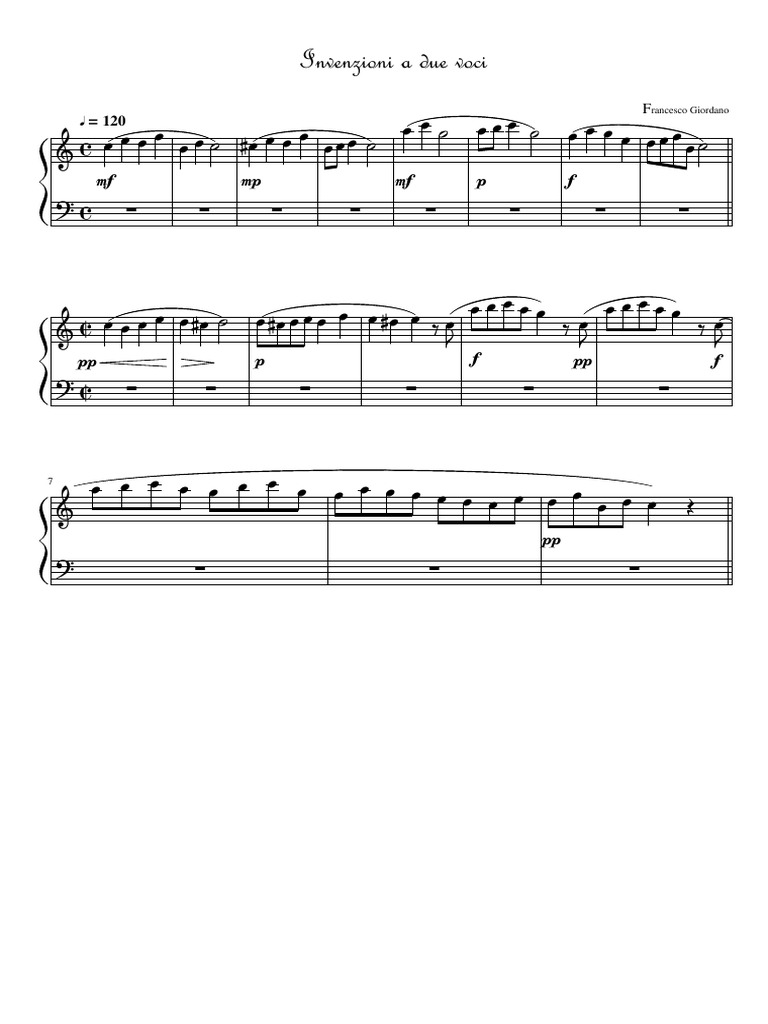 Invenzioni A Due Voci | PDF