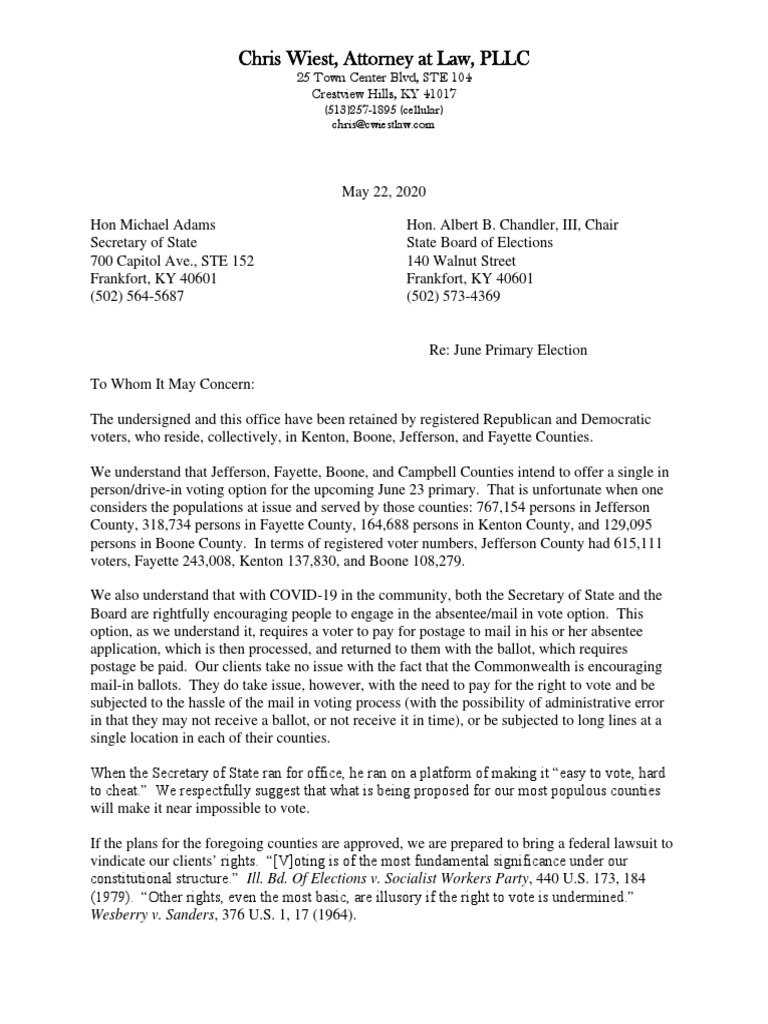 Chris Wiest, Attorney at Law, PLLC: 25 Town Center BLVD, STE 104 ...