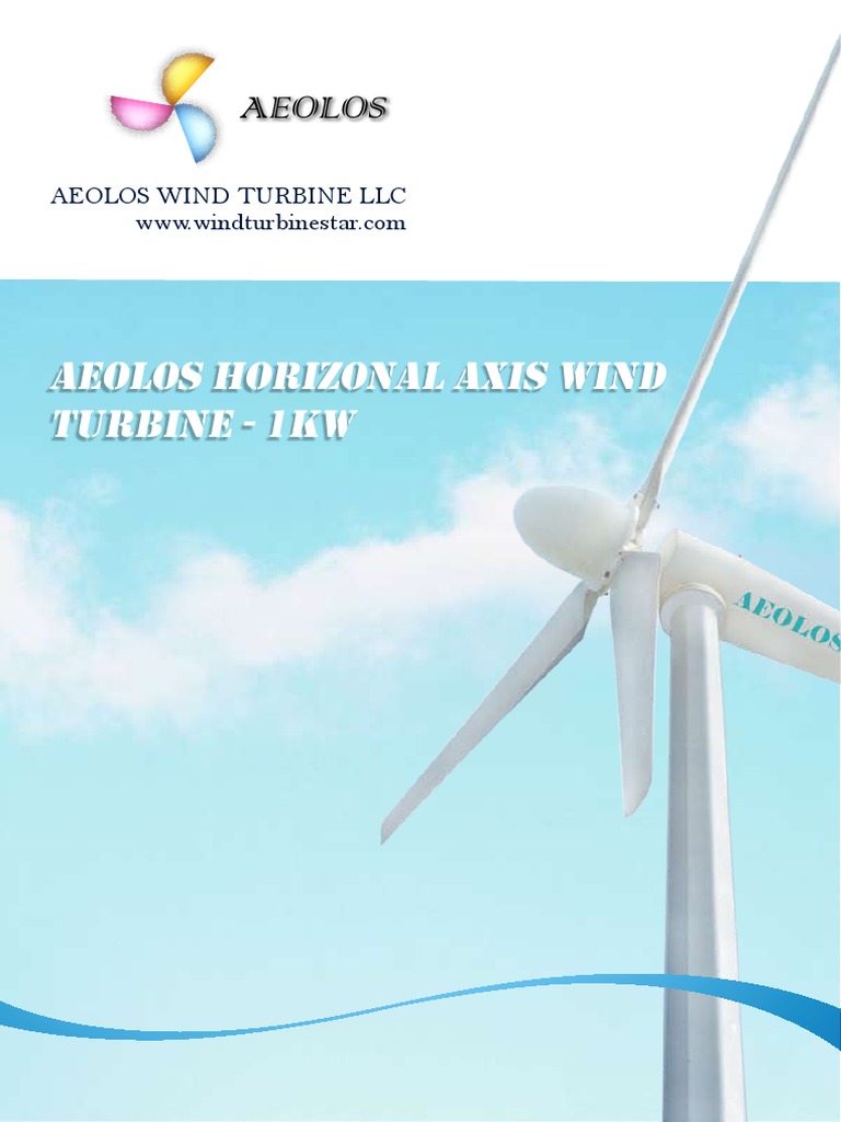 1kw-Aeolos Specification PDF | PDF | Wind Turbine | Electric Generator