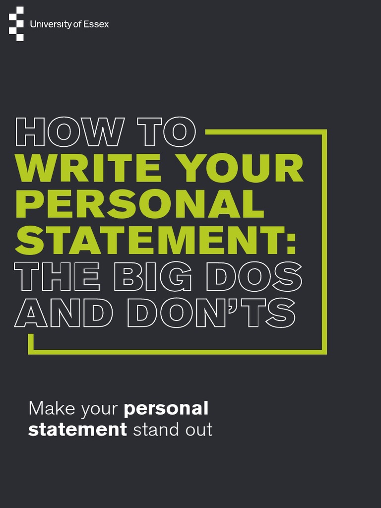 Personal Statement Writing Guide | PDF | Actuary | Risk