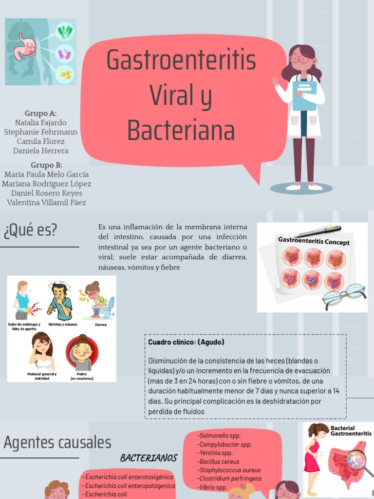 Gastroenteritis Bacteriana y Viral PDF | PDF | Diarrea | Escherichia coli