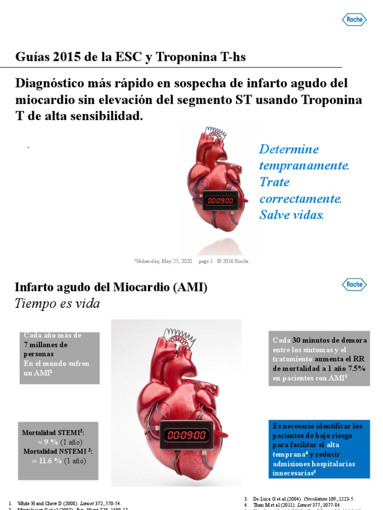 TNT Hs and ESC Guidelines 2018 | PDF | Diagnostico medico | Infarto de ...