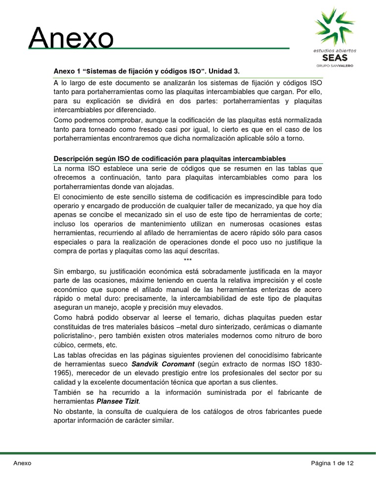 Códigos Iso | PDF | Metalurgia | Procesos industriales