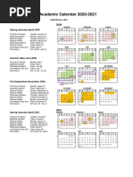 Taylor University 5-Year Academic Calendar | PDF | Academic Term ...