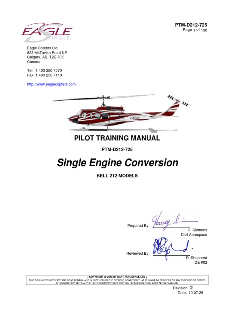Pilot Training Manual-Single Engine Conversion | PDF | Takeoff | Fuselage