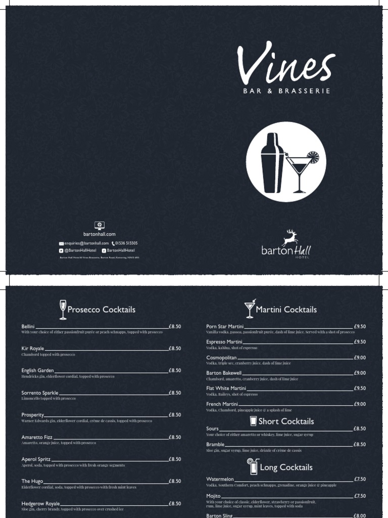 @bartonhallhotel Bartonhallhotel: Barton Hall Hotel & Vines Brasserie ...
