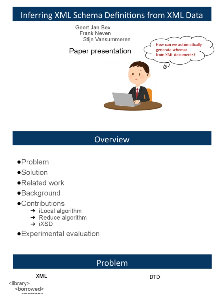 Inferring XML Schema Definitions From XML Data | PDF | Xml | Xml Schema