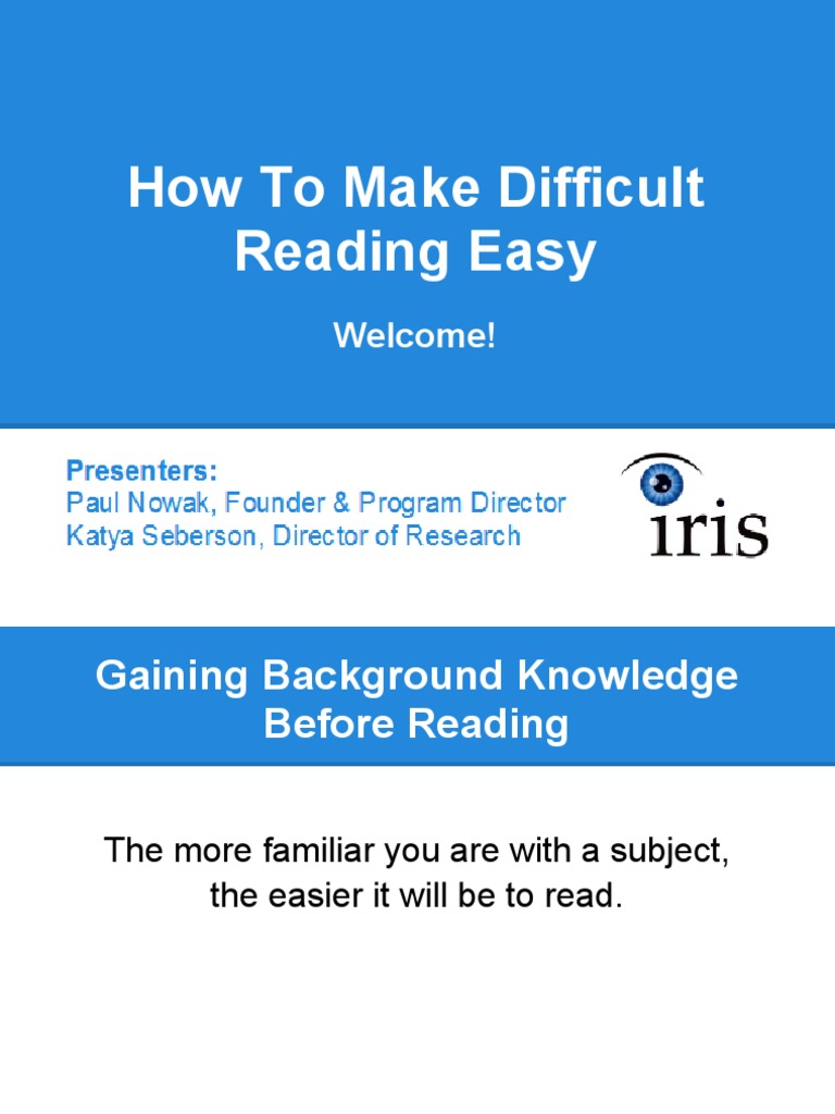 Strategies for Easier Reading Comprehension | PDF | Career & Growth ...