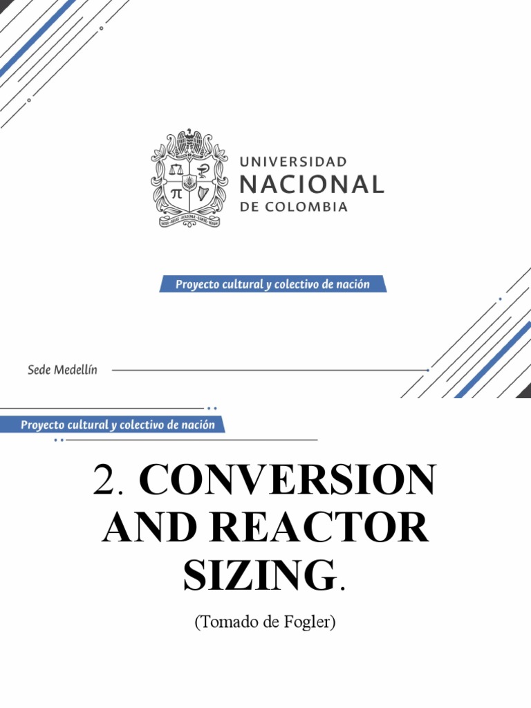 2 Conversion and Reactor Sizing | PDF | Reaction Rate | Chemical Reactor