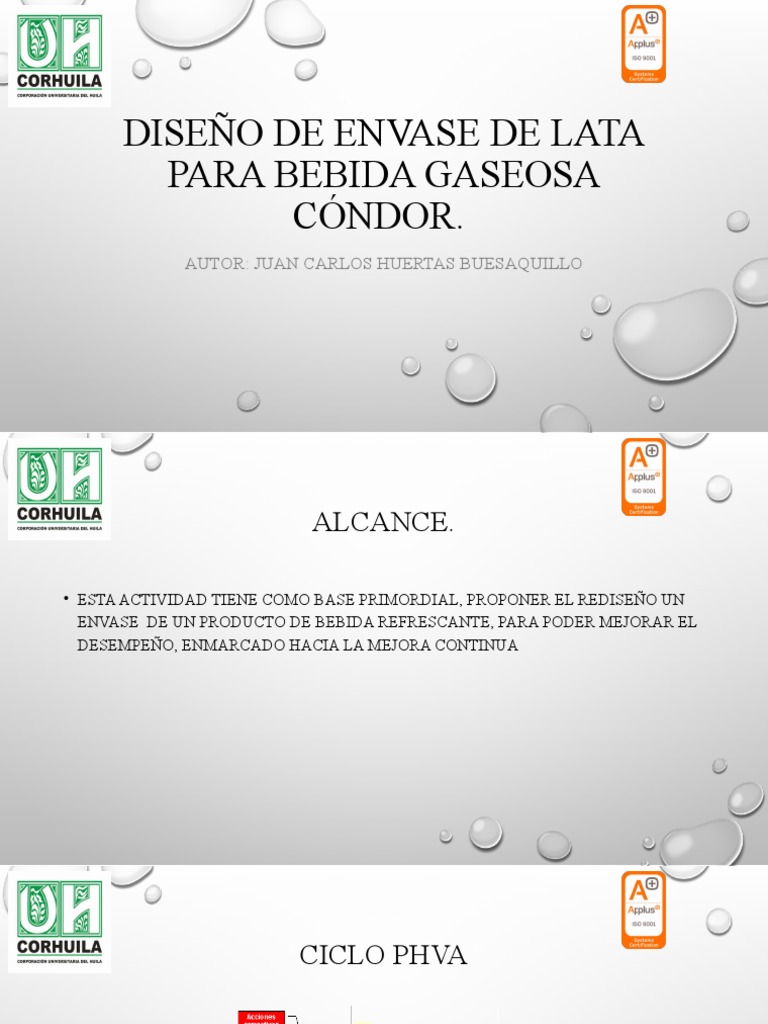 Envase de Lata para Bebida Gaseosa Cóndor | PDF | Cocina, comidas y vino