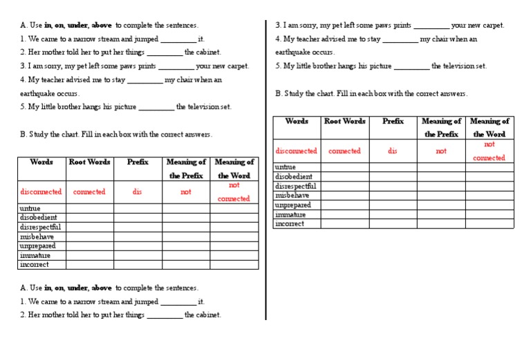 Prefix and Preposition | PDF | Semiotics | Human Communication
