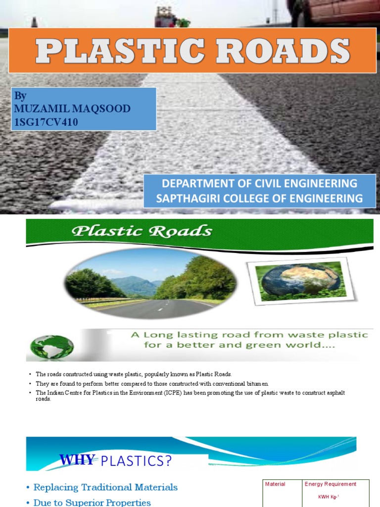Plastic Roads | PDF | Plastic | Asphalt