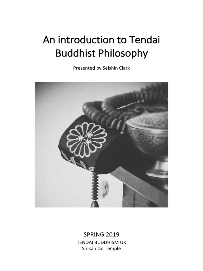 An Introduction To Tendai Buddhism by Se PDF | PDF | Noble Eightfold ...