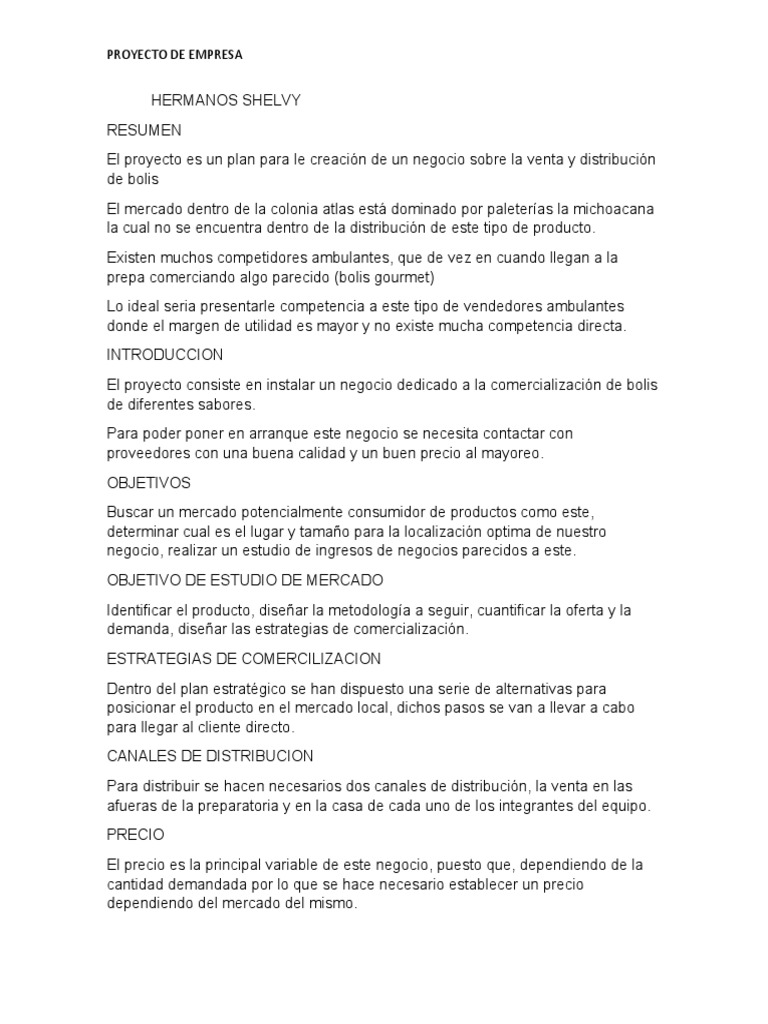 Hermanos Shelvy | PDF | Precios | Mercado (economía)