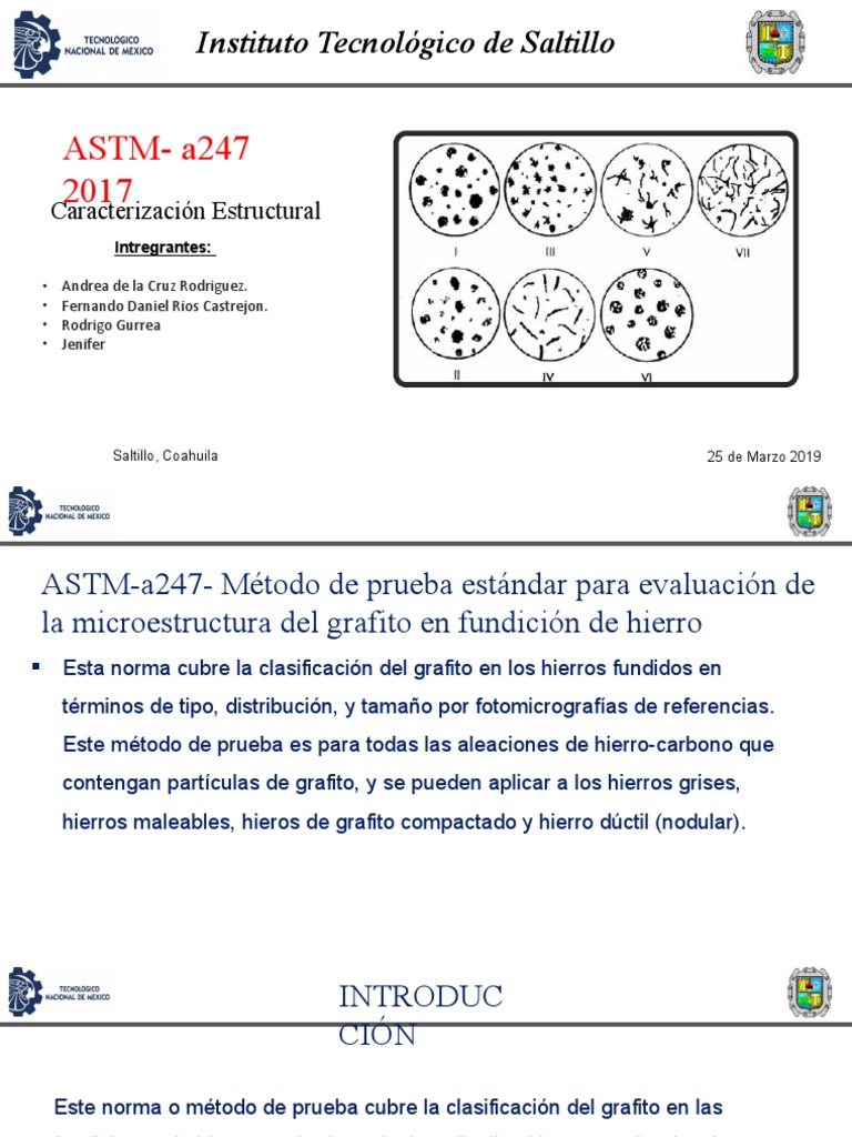 ASTM A247-17 | PDF | Materiales | Rieles