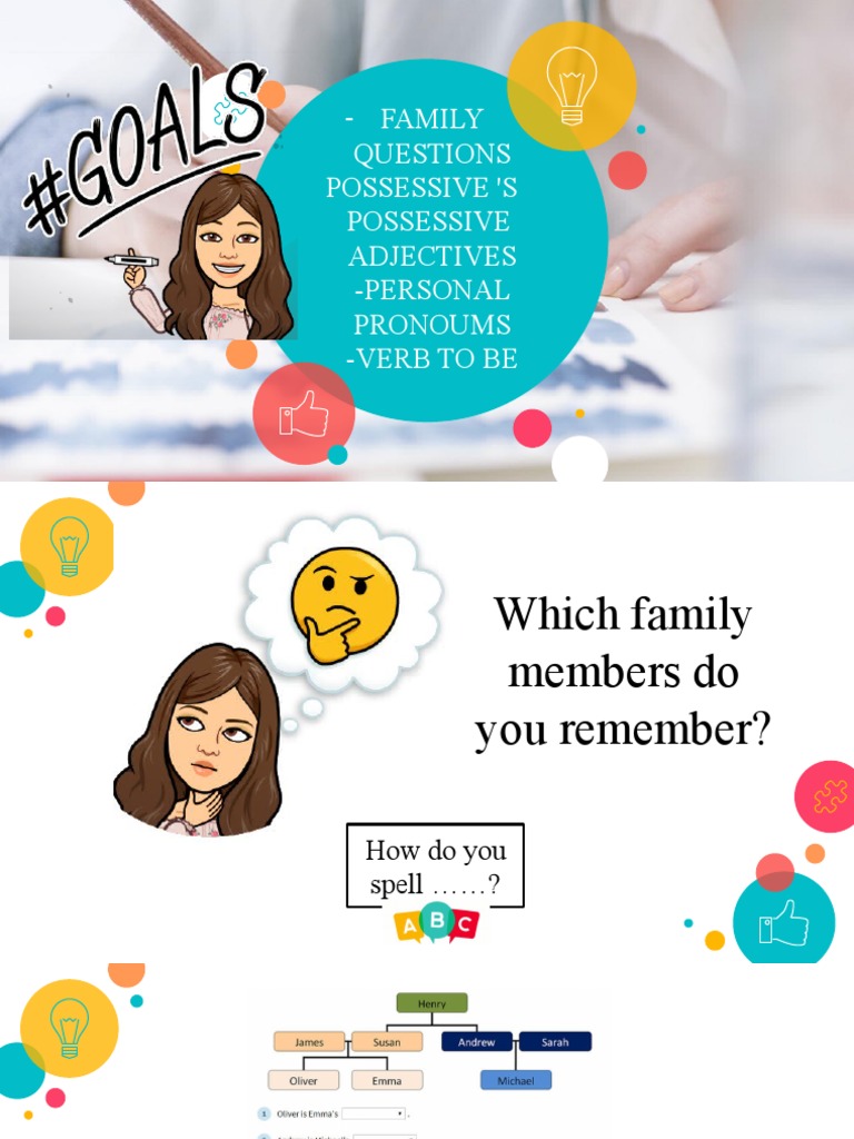Family and Possessive Grammar Guide | PDF | Syntax | Symbols
