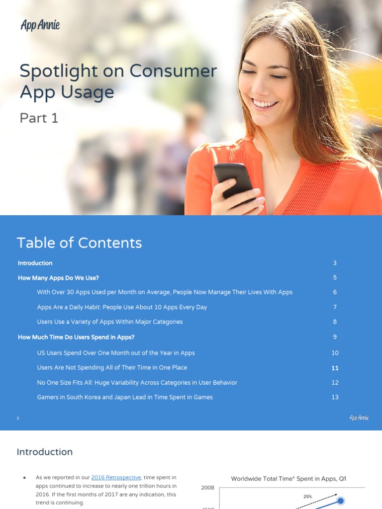 1705 Report Consumer App Usage EN | PDF | Mobile App | Ios