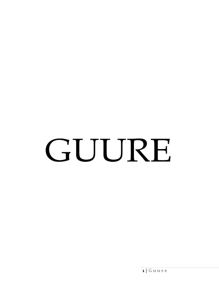 GUURE | PDF