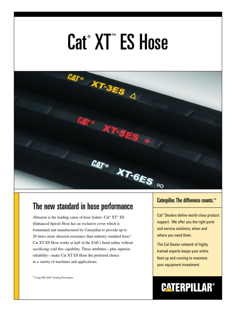 Cat XT ES Hose | PDF | Horsepower | Mechanical Engineering