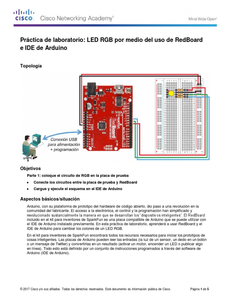 2.2.2.6 Lab - RGB LED Using RedBoard and Arduino IDE | Descargar gratis ...