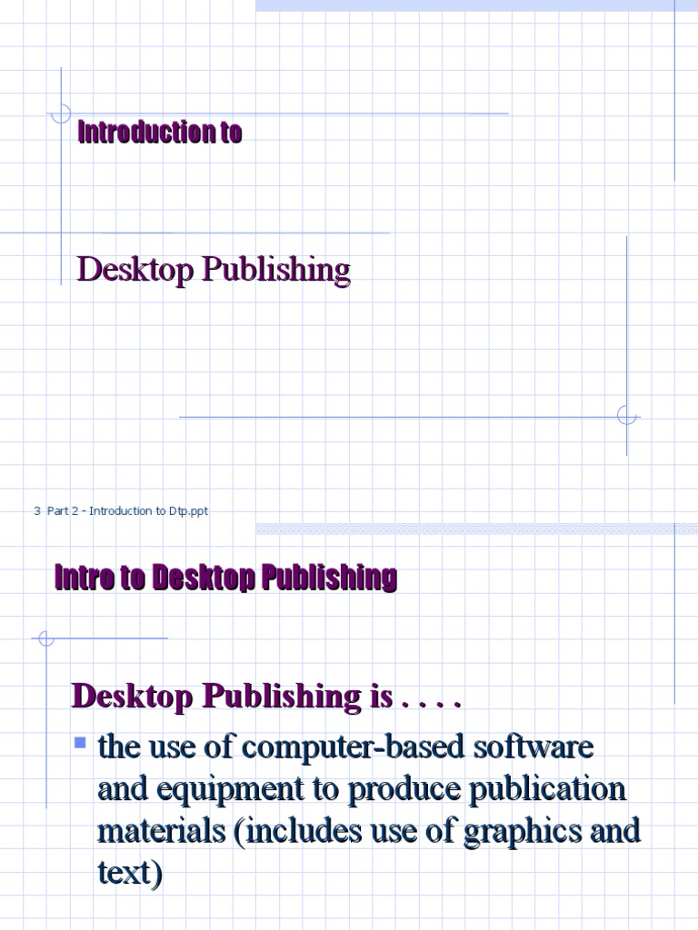 Introduction To DTP | PDF | Page Layout | Human Communication