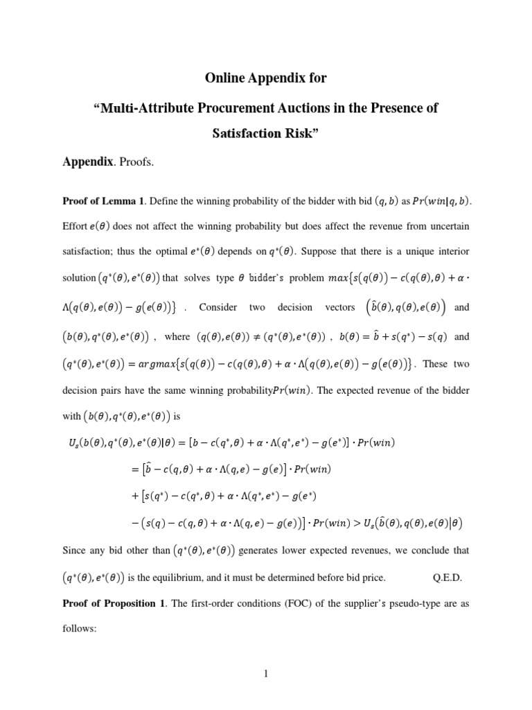 Poms12979 Sup 0001 Appendix | PDF | Applied Mathematics | Analysis