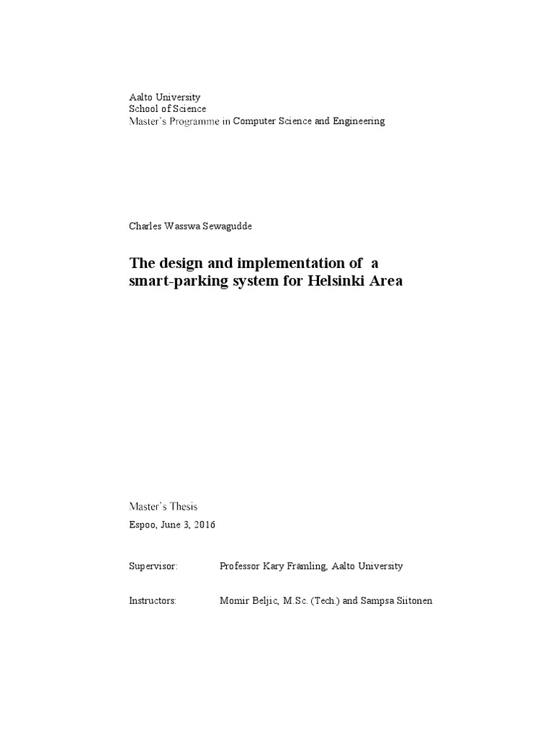 Design and Implementation | PDF | Internet Of Things | Computer Network