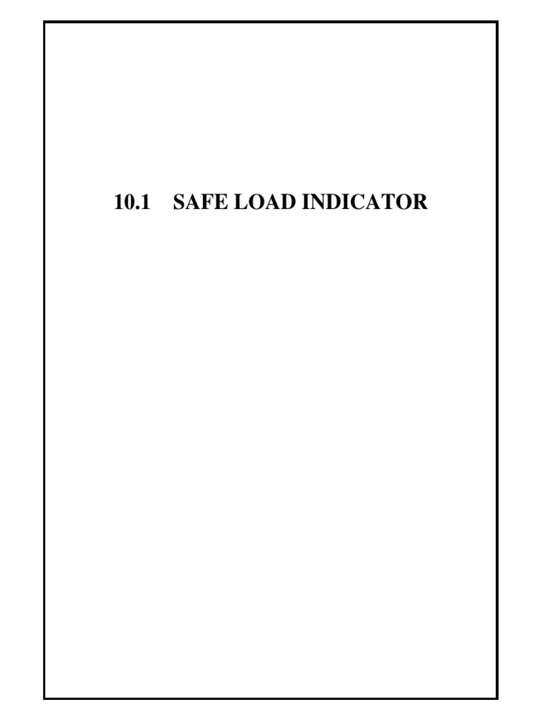 Robway SLI Manual | PDF | Crane (Machine) | Booting