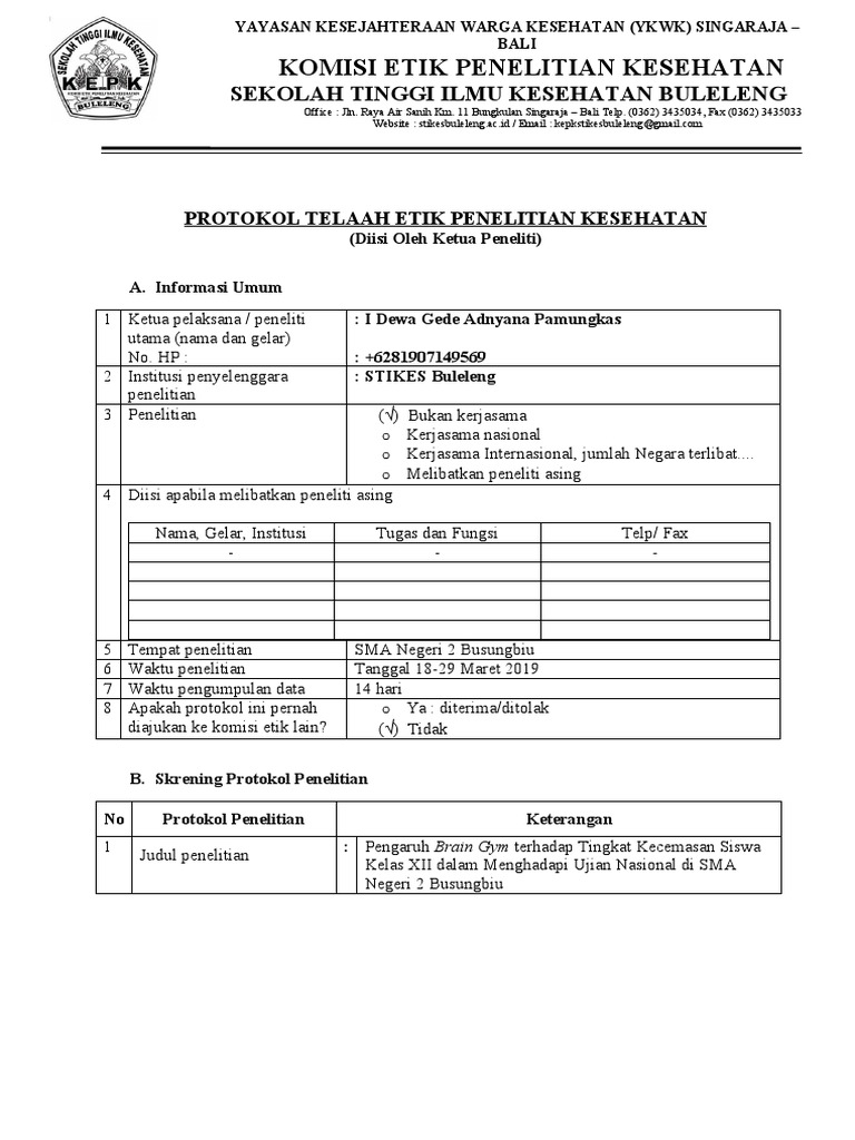 Contoh Protokol | PDF