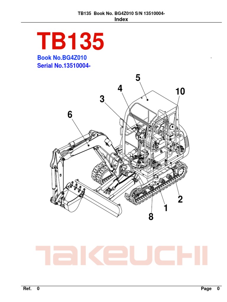 TB135 Parts Manual PDF | PDF | Piston | Machines