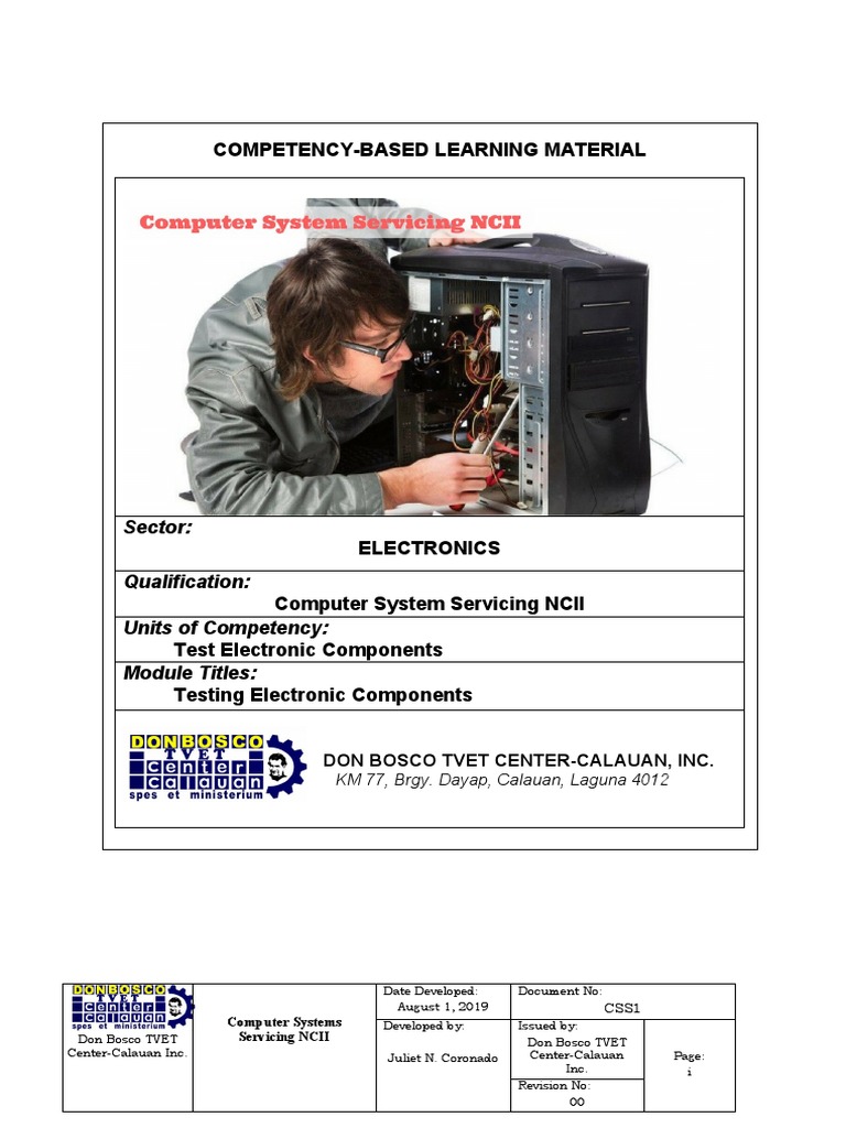 Cblm-Testing Electronic Components | PDF | Semiconductors | Vacuum Tube